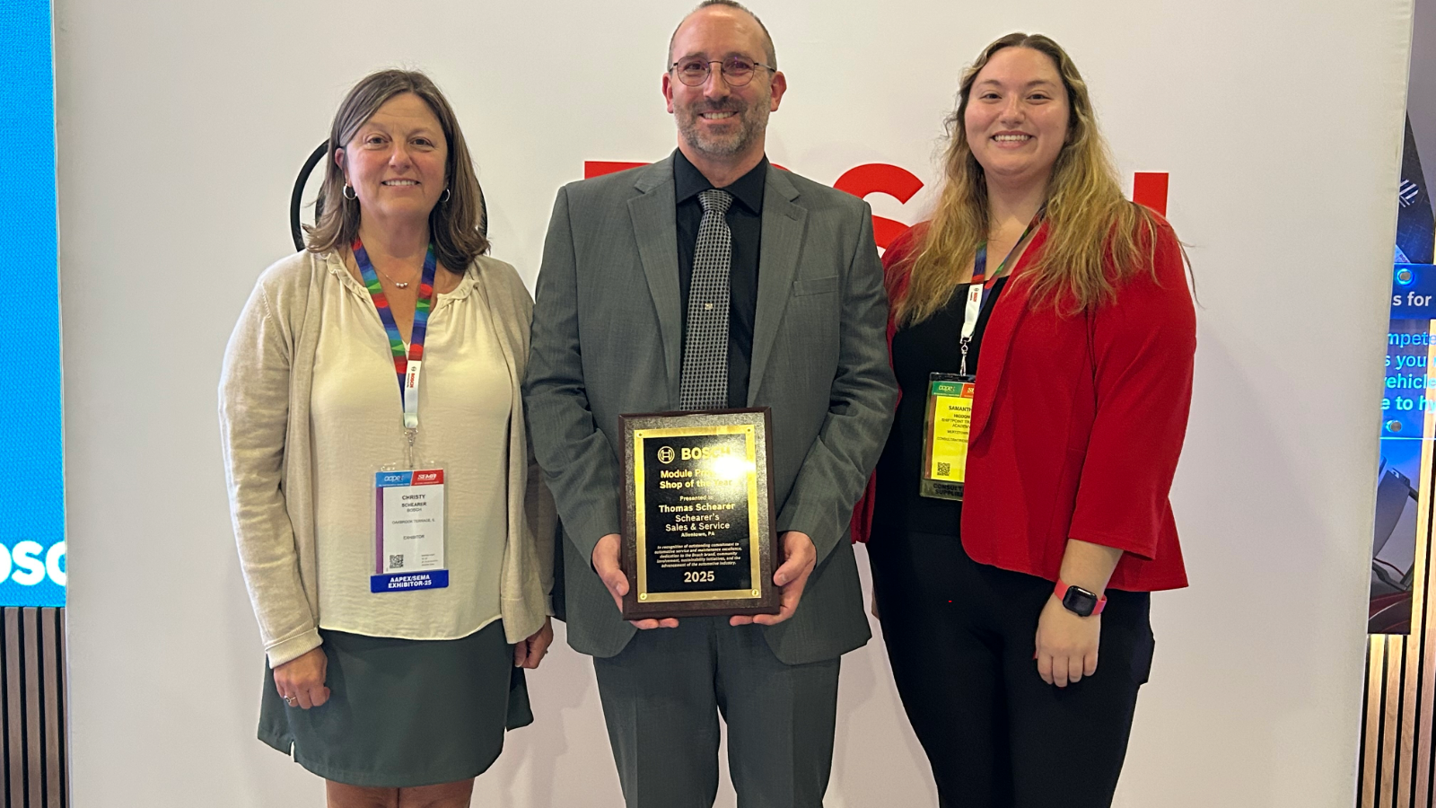 Bosch Names Schearer’s Sales & Service Module Shop of the Year at AAPEX ...